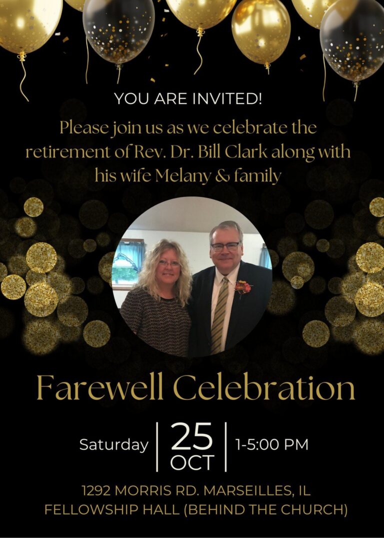 Marseilles Church Celebrates Reverend Bill Clark’s Retirement