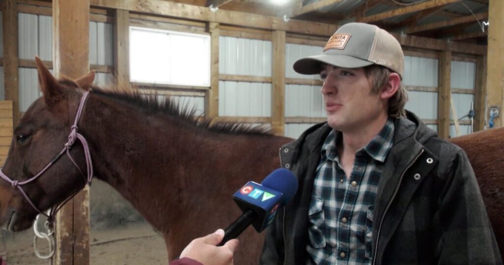 Saskatchewan Teen Aidan Magnusson Pursues Rare Farrier Career