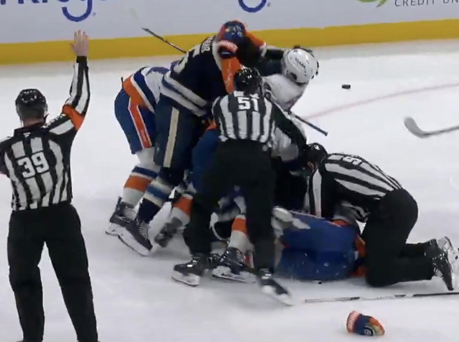 Mathew Barzal Ejected After Dangerous Stick Swing in NHL Action