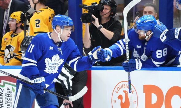 Max Domi's Late Winner Propels Maple Leafs Past Penguins, 6-3