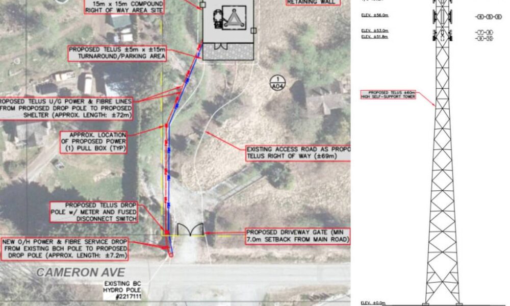 New 62-Metre Communications Tower Proposed for Mission