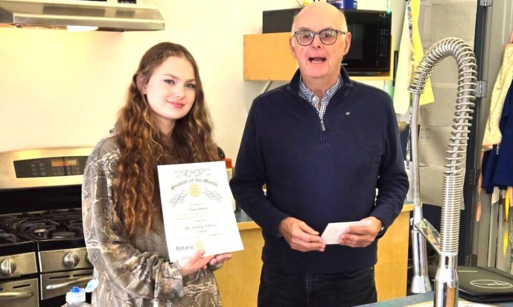 Rotary Club of Duncan Honors Kierra Lebreton as December Student of the ...