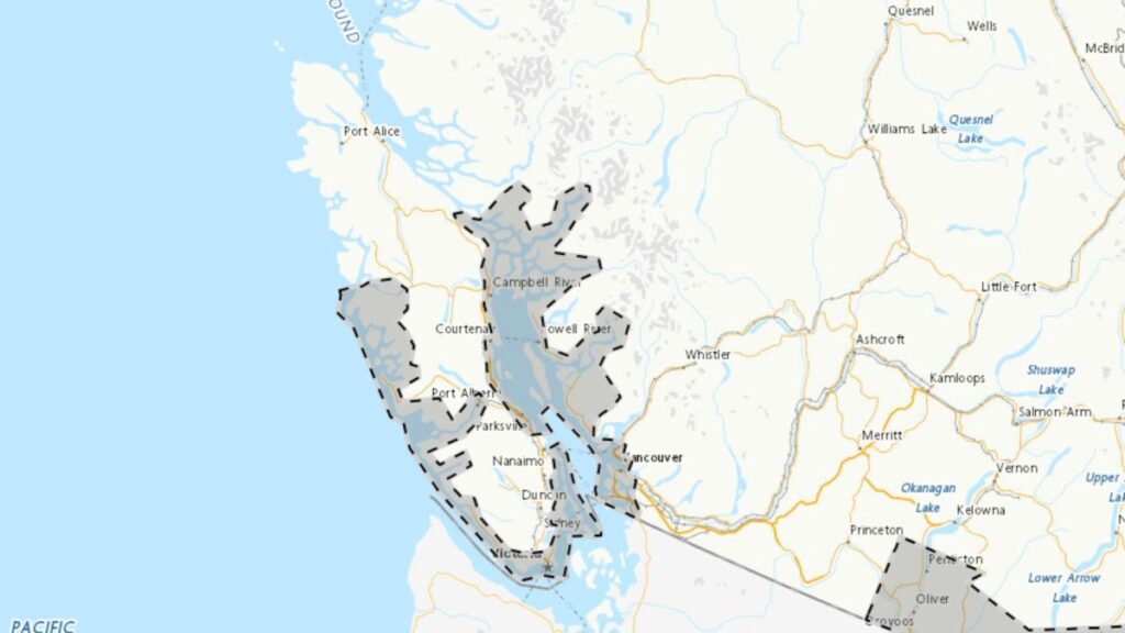 Urgent Coastal Flood Warning Issued for Vancouver Island Coast